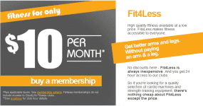 Fit4Less: $10 a Month Membership on a 1 Year Contract - Hot Canada ...