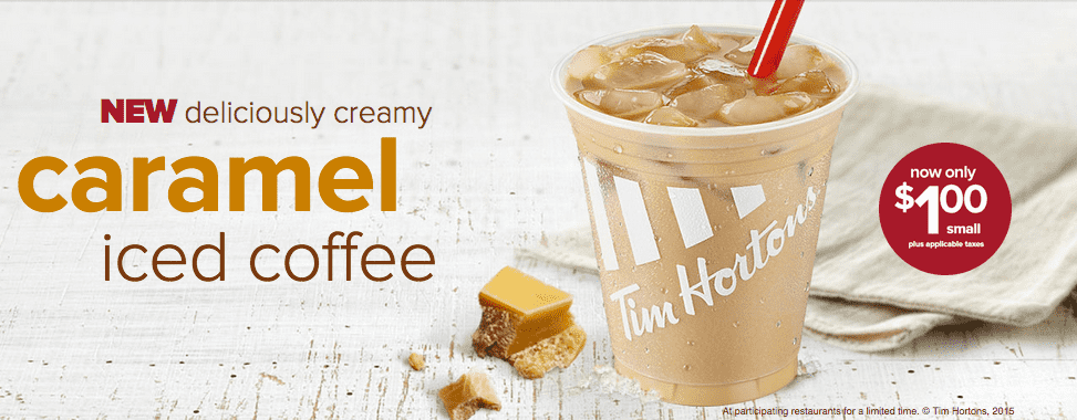 Tim Hortons Canada Summer Deals: Get Small Caramel Iced Coffee For Just ...