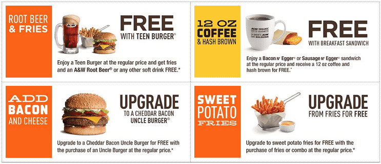 A&W Canada New Coupons: Get FREE Root Beer & Fries, FREE 12oz Coffee ...