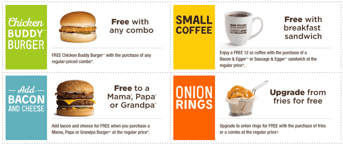 A&W Canada New Coupons: Get a FREE Buddy Burger, FREE Small Coffee, and ...