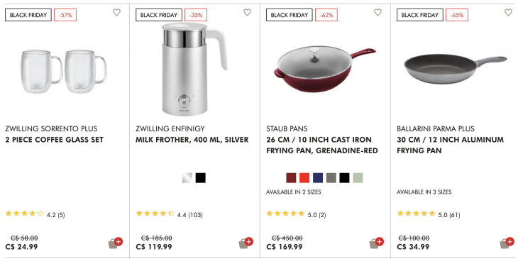Zwilling Canada Pre Black Friday Sale: Save up to 80% Lowest Price of ...