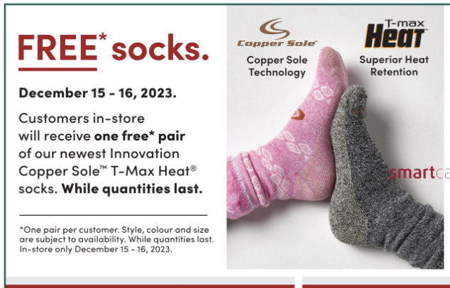 Mark's Canada Offers: Today Only, Get a FREE Pair of Copper Sole T-Max ...