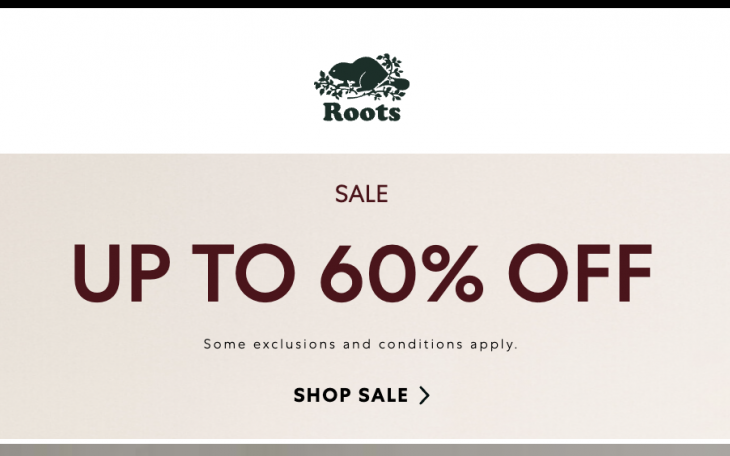 Roots Canada Sale: Save up to 60% off - Hot Canada Deals Hot Canada Deals