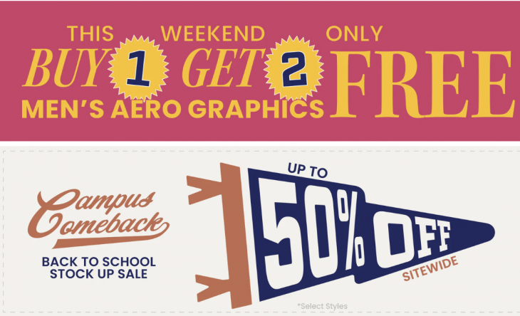 Bluenotes & Aeropostale Canada Back to School Sale + Weekend Deals: Up ...